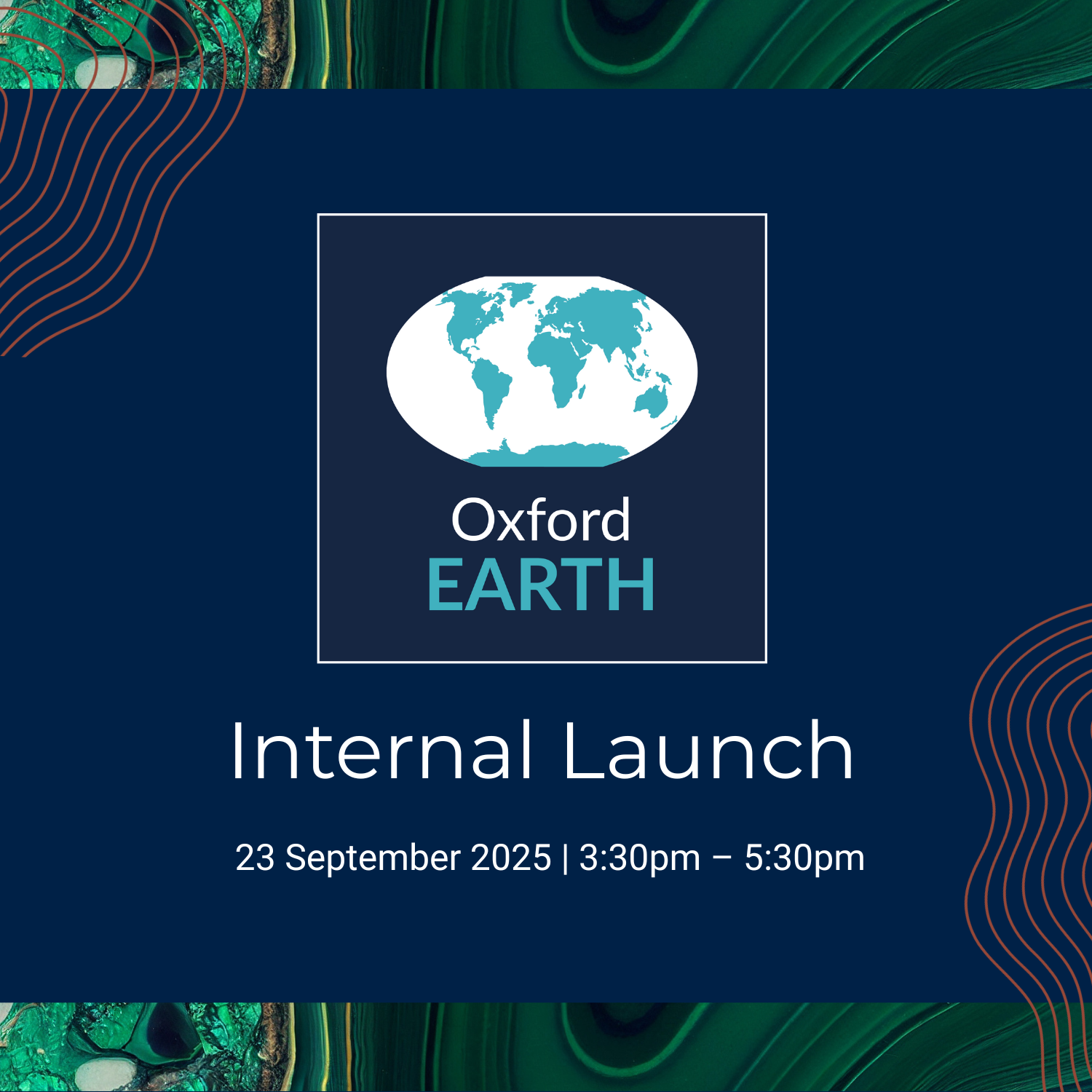 Oxford EARTH: Internal Launch Event | Staff Gateway