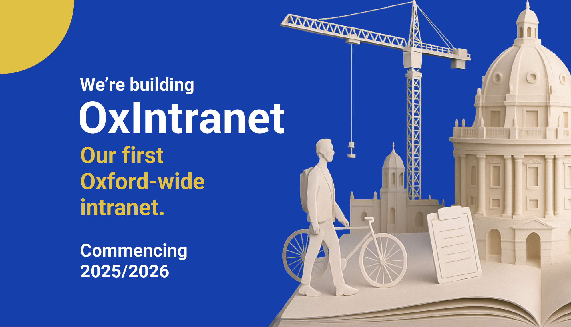 Building our first Oxford-wide intranet | Staff Gateway